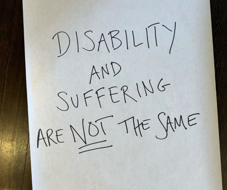 Disability and Suffering Are Not the Same - Amy Julia Becker